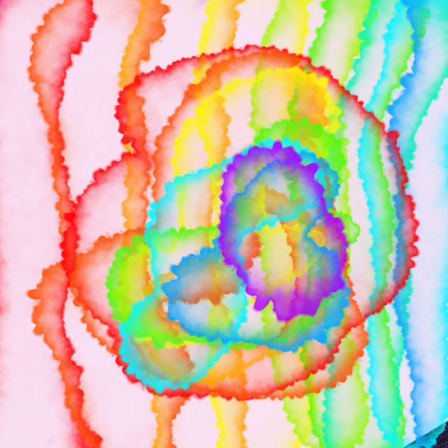 Rainbow splash - ibisPaint