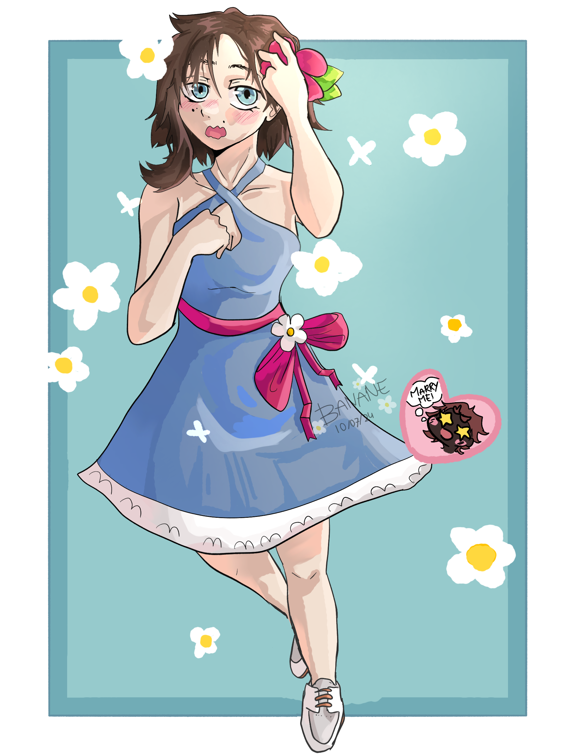 Abby in dress - ibisPaint