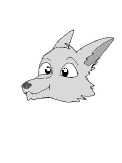 Wolf head - ibisPaint