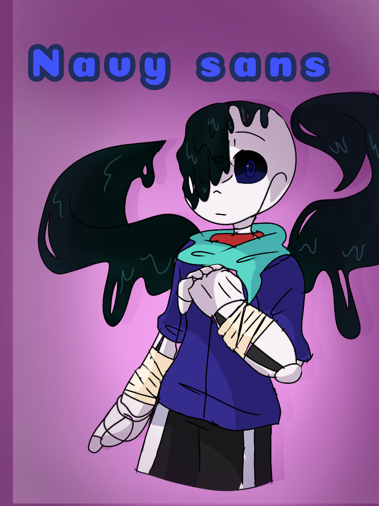 sans Oc Navy sans art request - ibisPaint