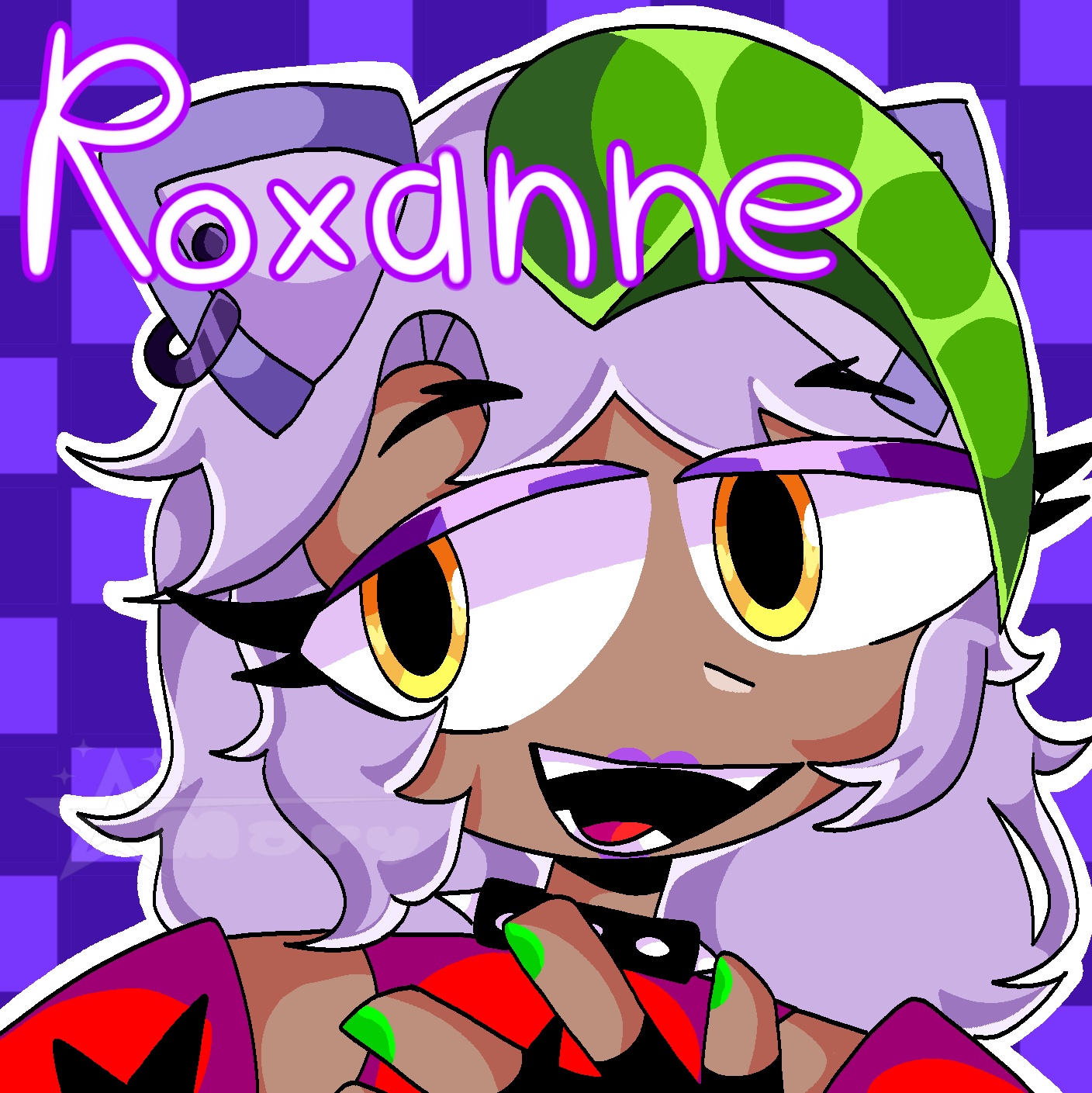 💚 Roxanne human version 💜 - ibisPaint