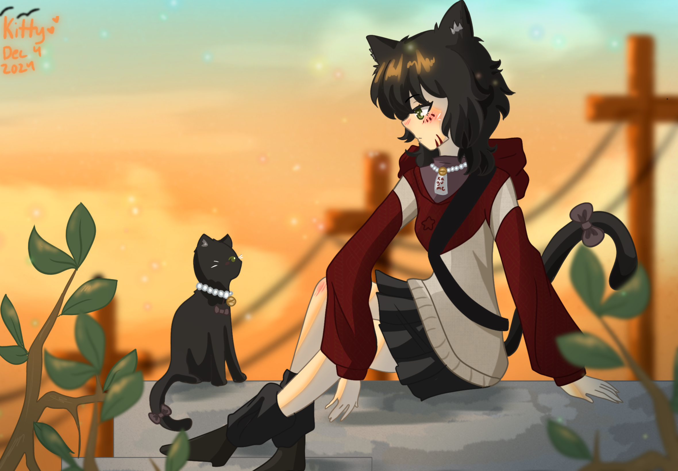 Kagume DTIYS🐈‍⬛🍊🌹 - ibisPaint