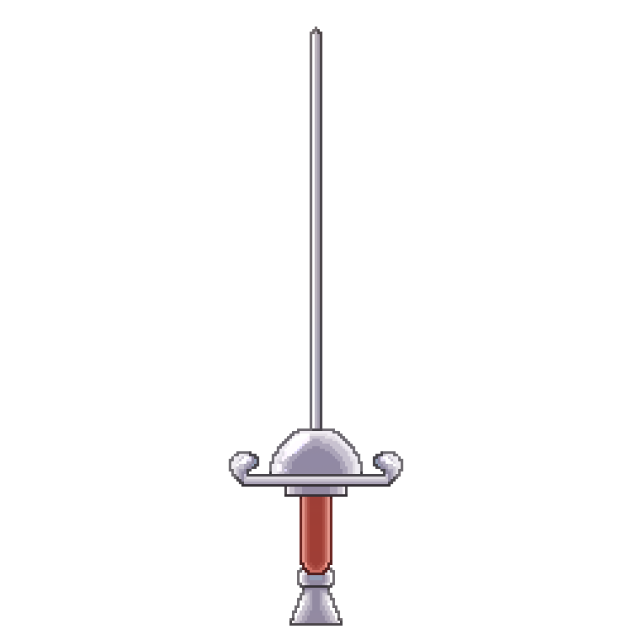 fencing sword (pixel) - ibisPaint