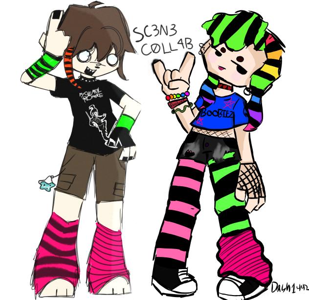 SC3N3 C0LL4B ☆☆☆ - ibisPaint