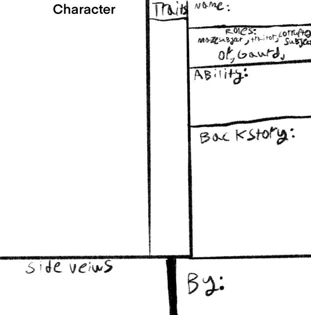 CHARACTER SHEET FOR MY COMIC THE MAZE - ibisPaint