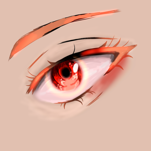 Red eyes - ibisPaint
