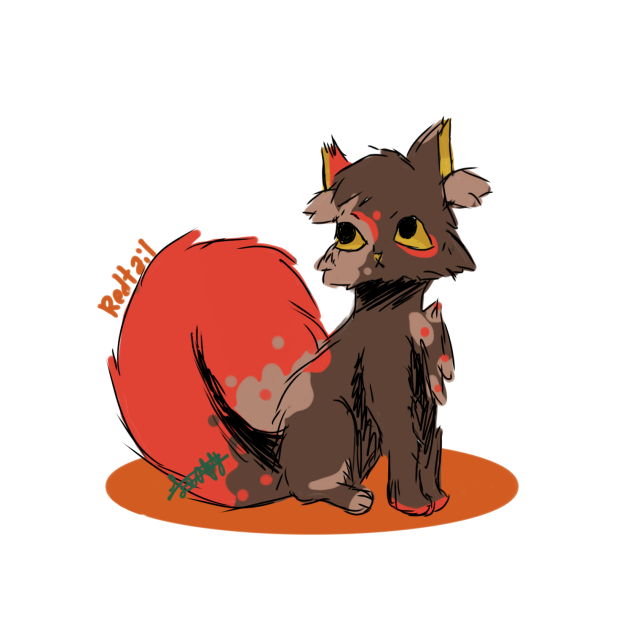 Redtail Design (REMAKE) - ibisPaint