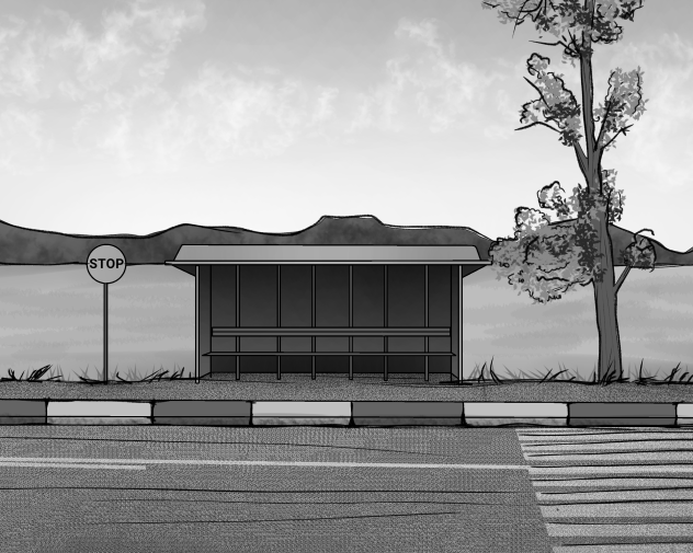 Bus Stop - ibisPaint