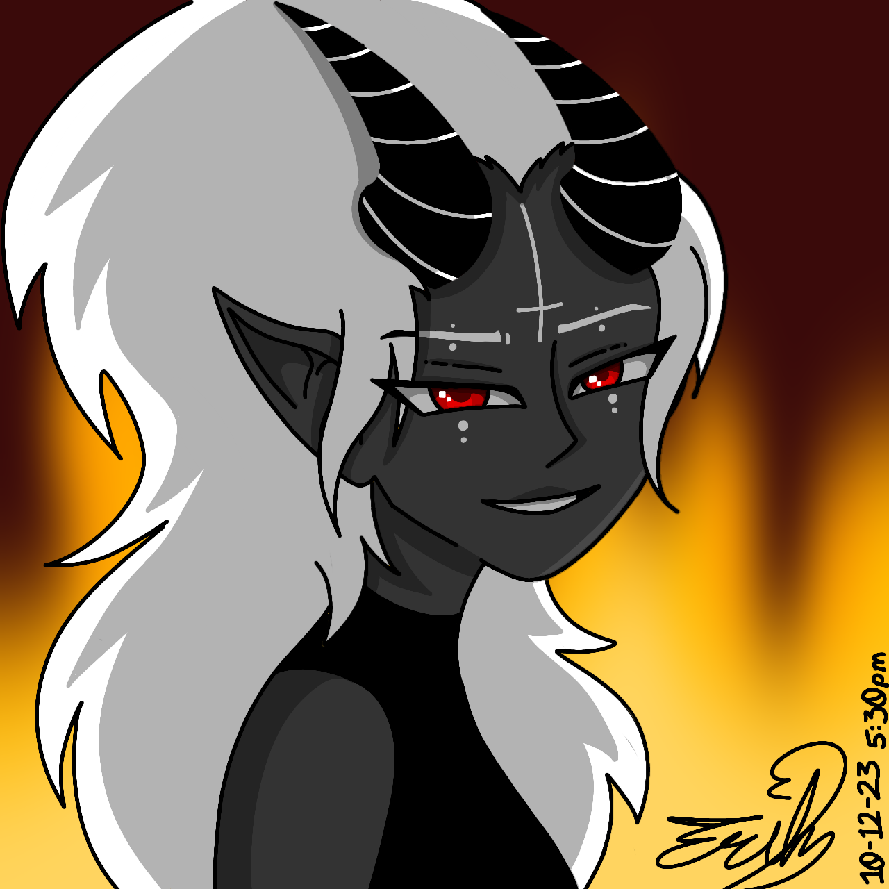 Demon Lady - ibisPaint