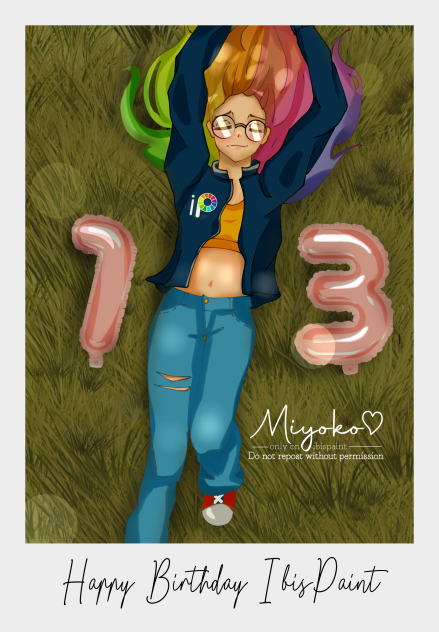 HBD Ibis - ibisPaint