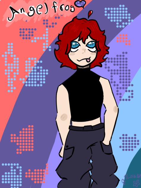 Angel frog 💜 - ibisPaint