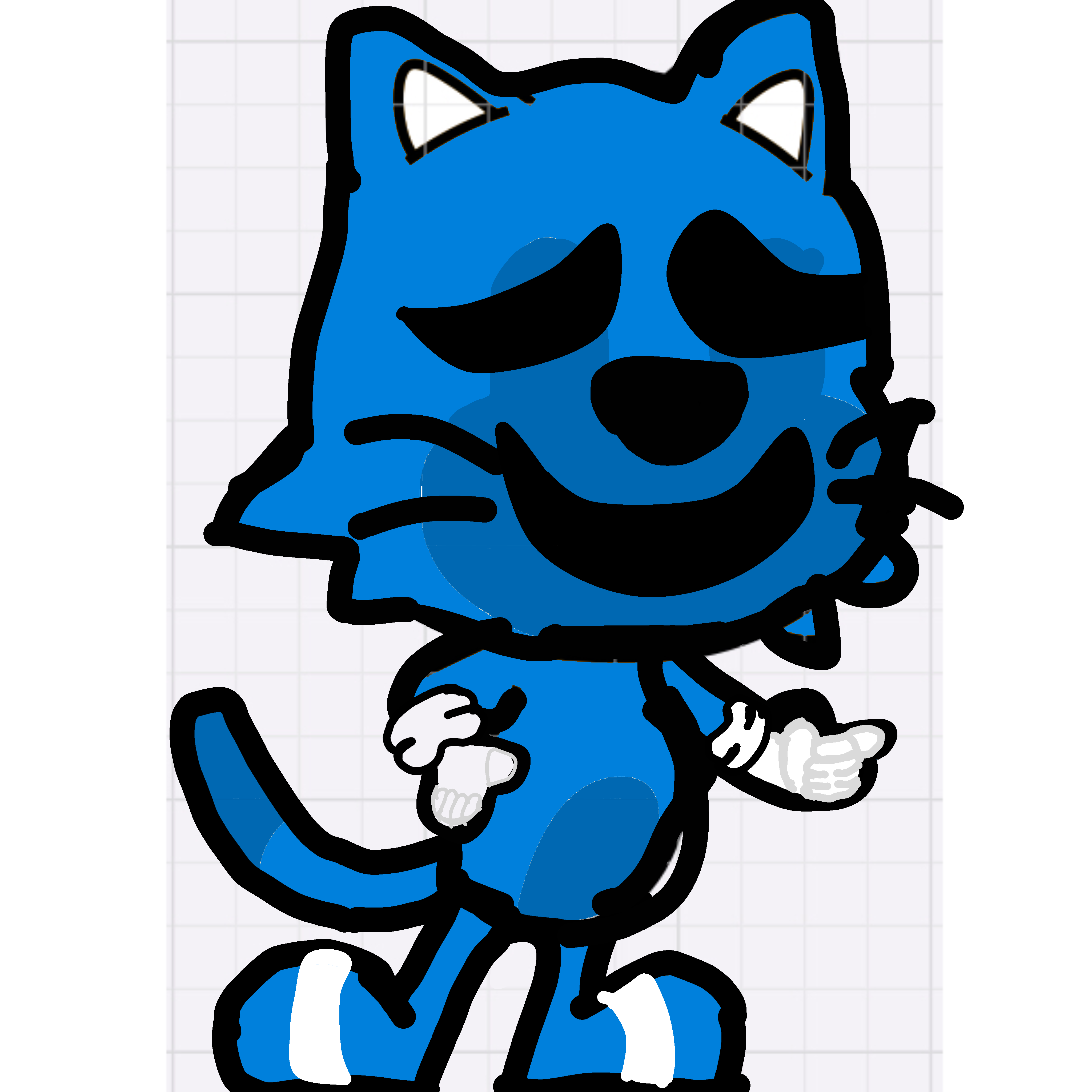 Endless scratch cat - ibisPaint