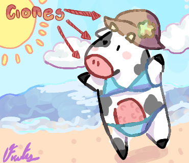 la Vaca🐄 Ciones 🏖 - ibisPaint