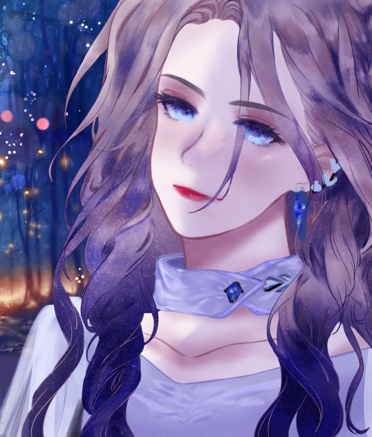 enchanted forest scene - ibisPaint