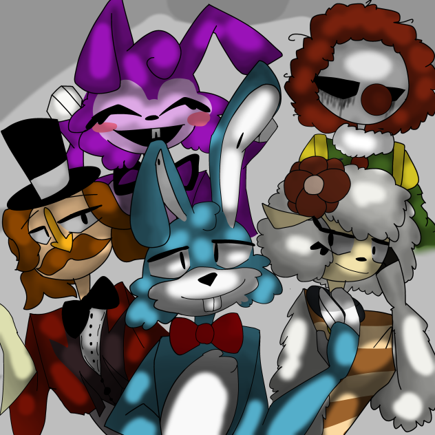 The Walten Files main crew. (Lazy) - ibisPaint