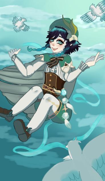 Venti from genshin - ibisPaint