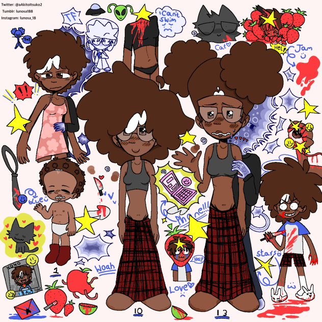 Random doodles coloured in - ibisPaint