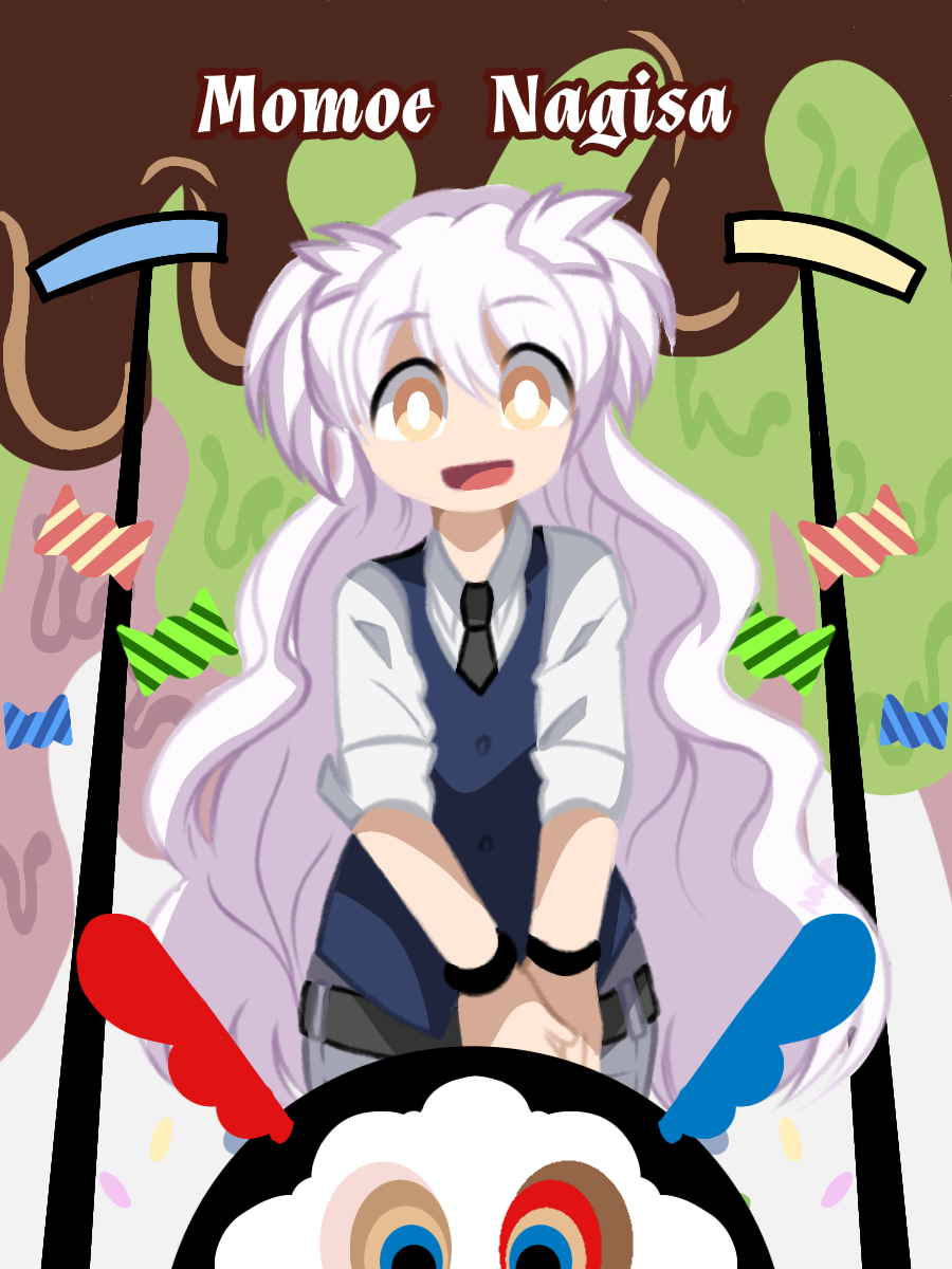 Momoe Nagisa in Shiota Nagisa costume - ibisPaint