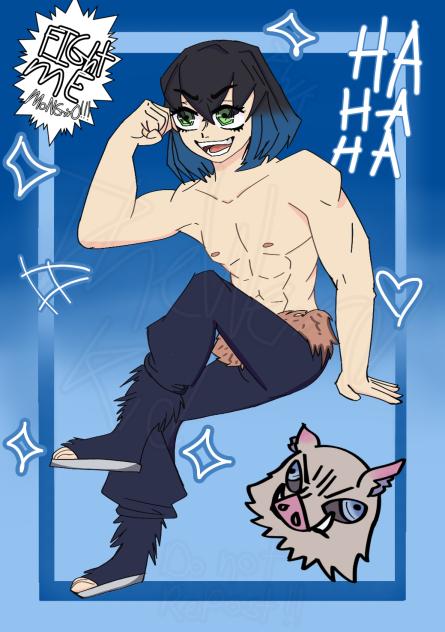 FiGHt mE MOnJiRO - ibisPaint