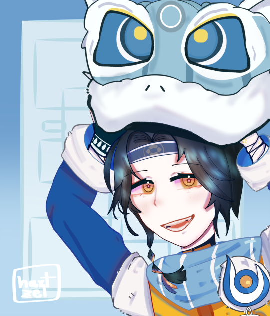 lion dance boy - ibisPaint
