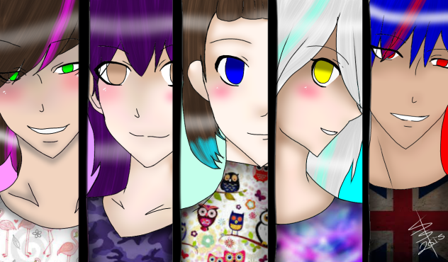 My OC Friends and I - ibisPaint