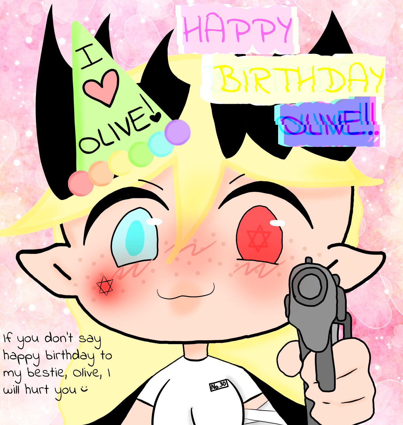 HAPPY BIRTHDAY OLIVE!! - ibisPaint