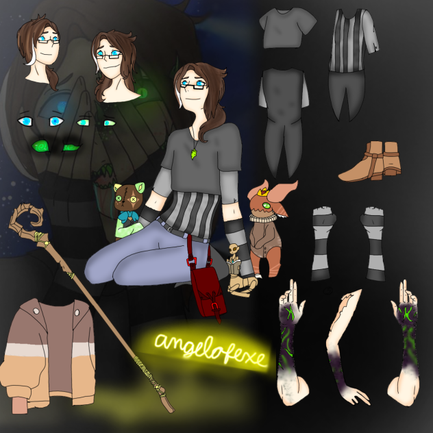 Mackenzie Ernest character sheet - ibisPaint