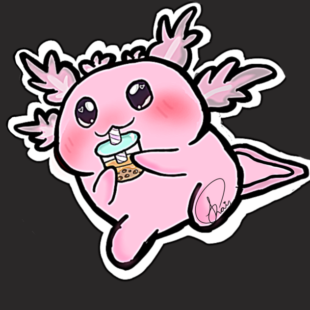 Axolotl Sticker - ibisPaint