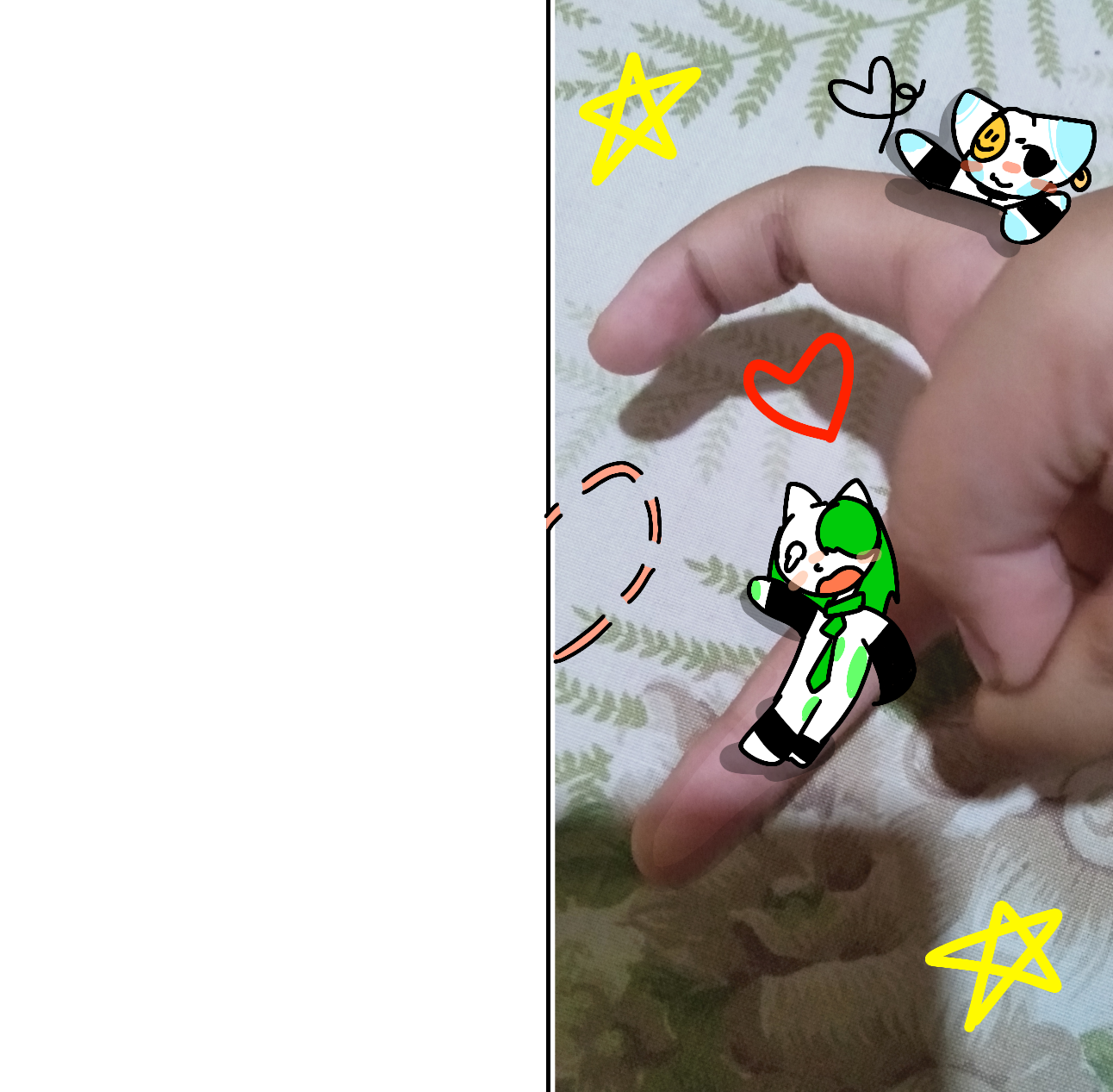 finger heart collab ️💗 - ibisPaint