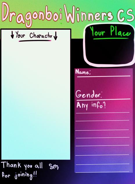 DTIYS Winner Character Sheet - ibisPaint