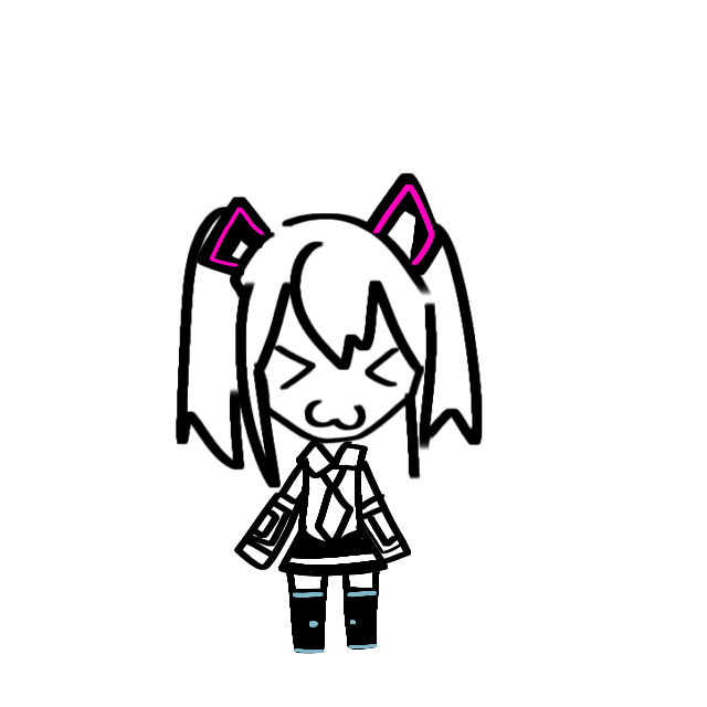 intense spinning of Hatsune Miku - ibisPaint