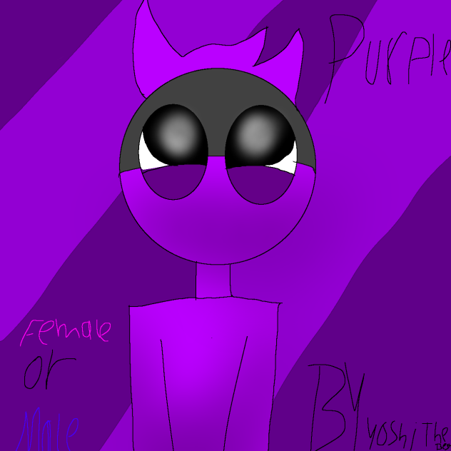 Drawing purple from rainbow friends - ibisPaint