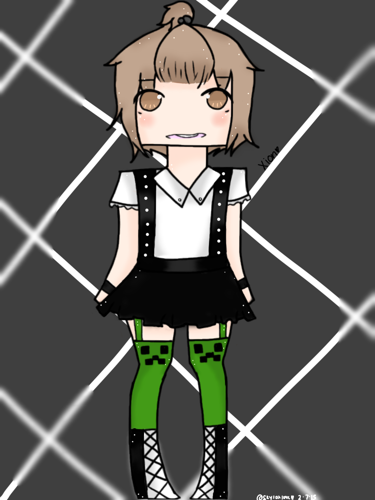 oc Shion minecraft speedpaint - ibisPaint