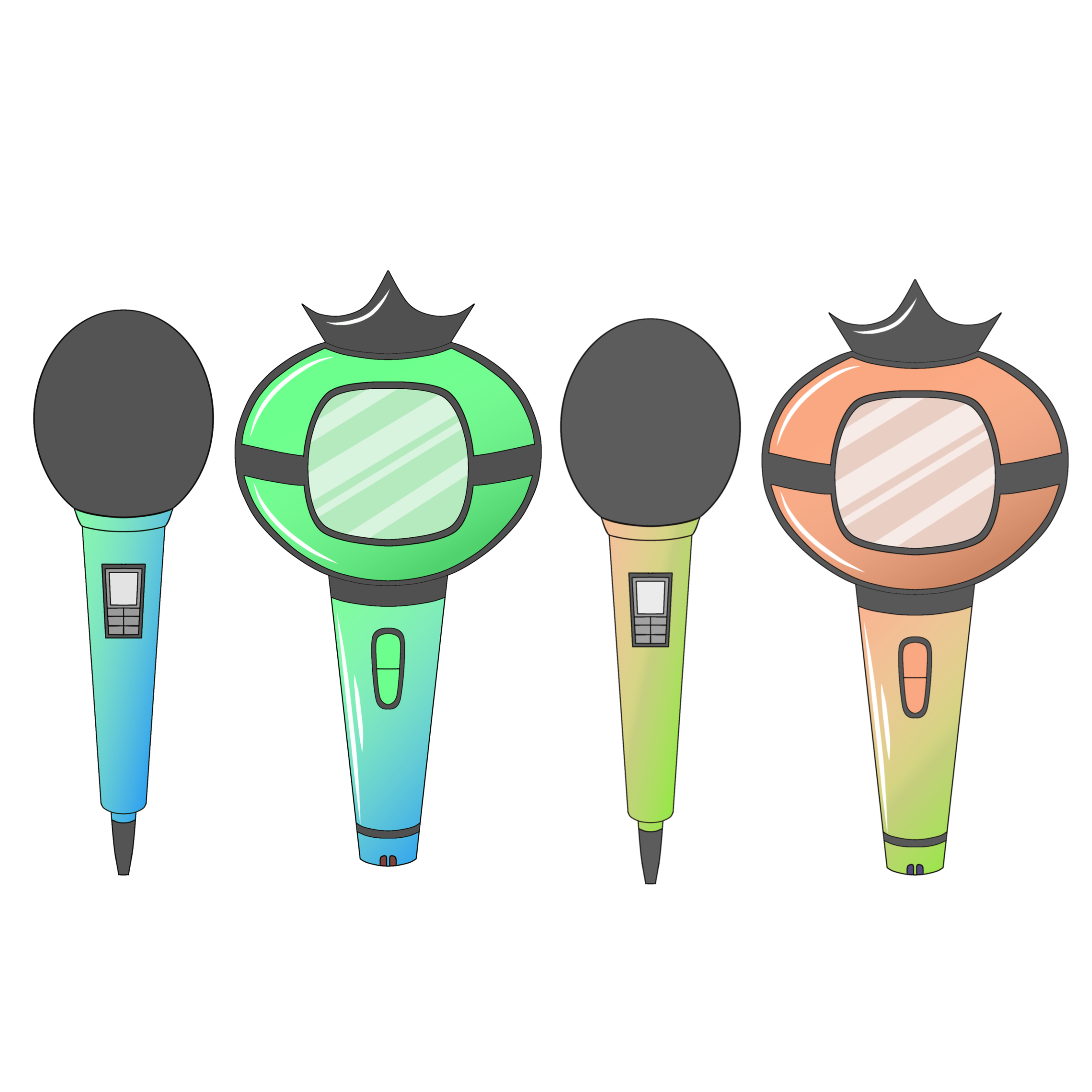 Mic and Light stick A - ibisPaint