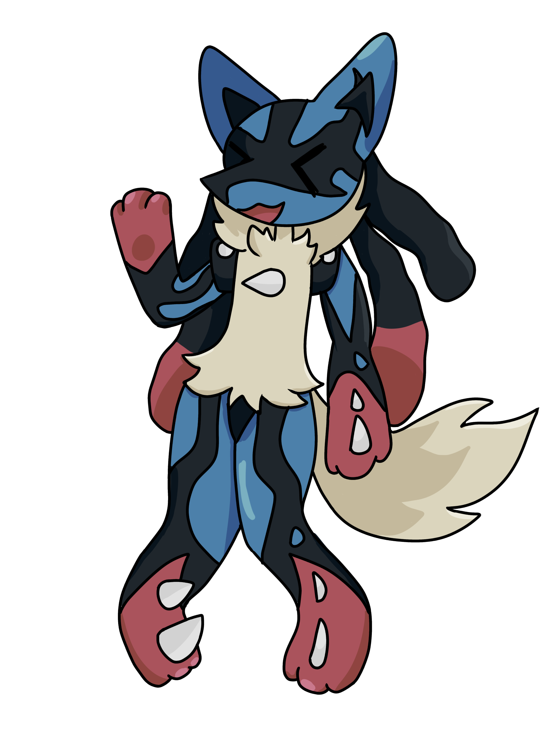 Lucario (Mega) #448 - ibisPaint