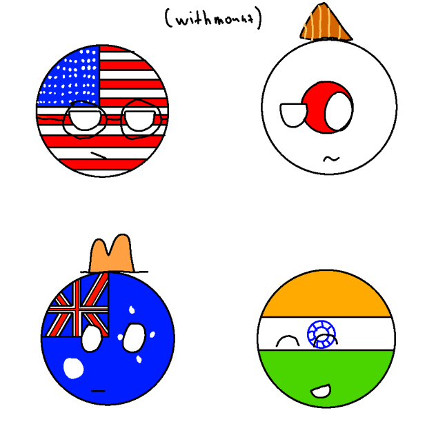 quad countries (with mouth) - ibisPaint