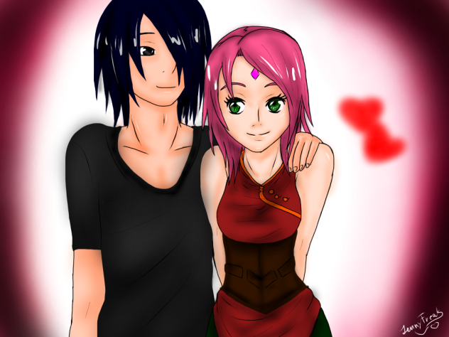SasuXSaku - ibisPaint