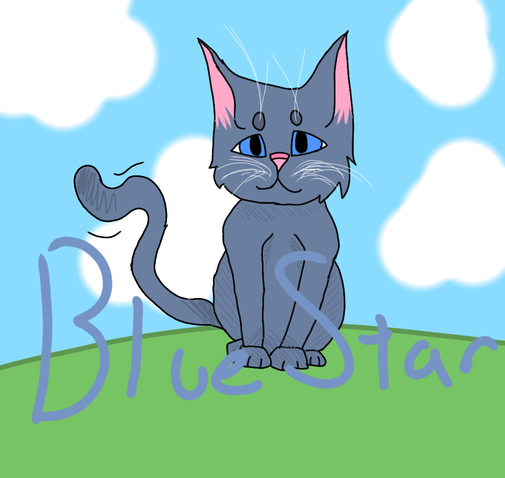 Bluestar! my 3rd favorite cat! - ibisPaint