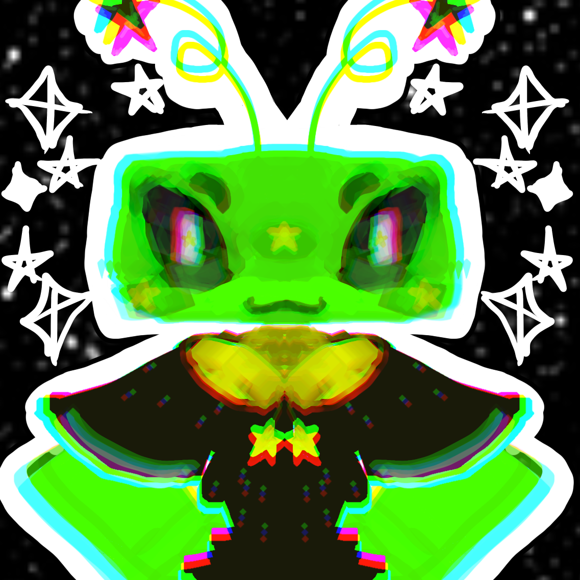 Cosmic alien - ibisPaint