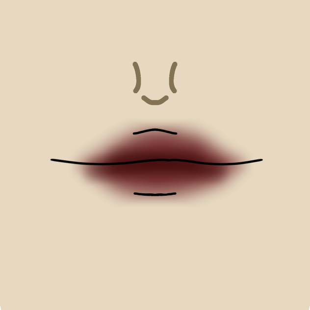 I did kooleens juicy lip tutorial - ibisPaint