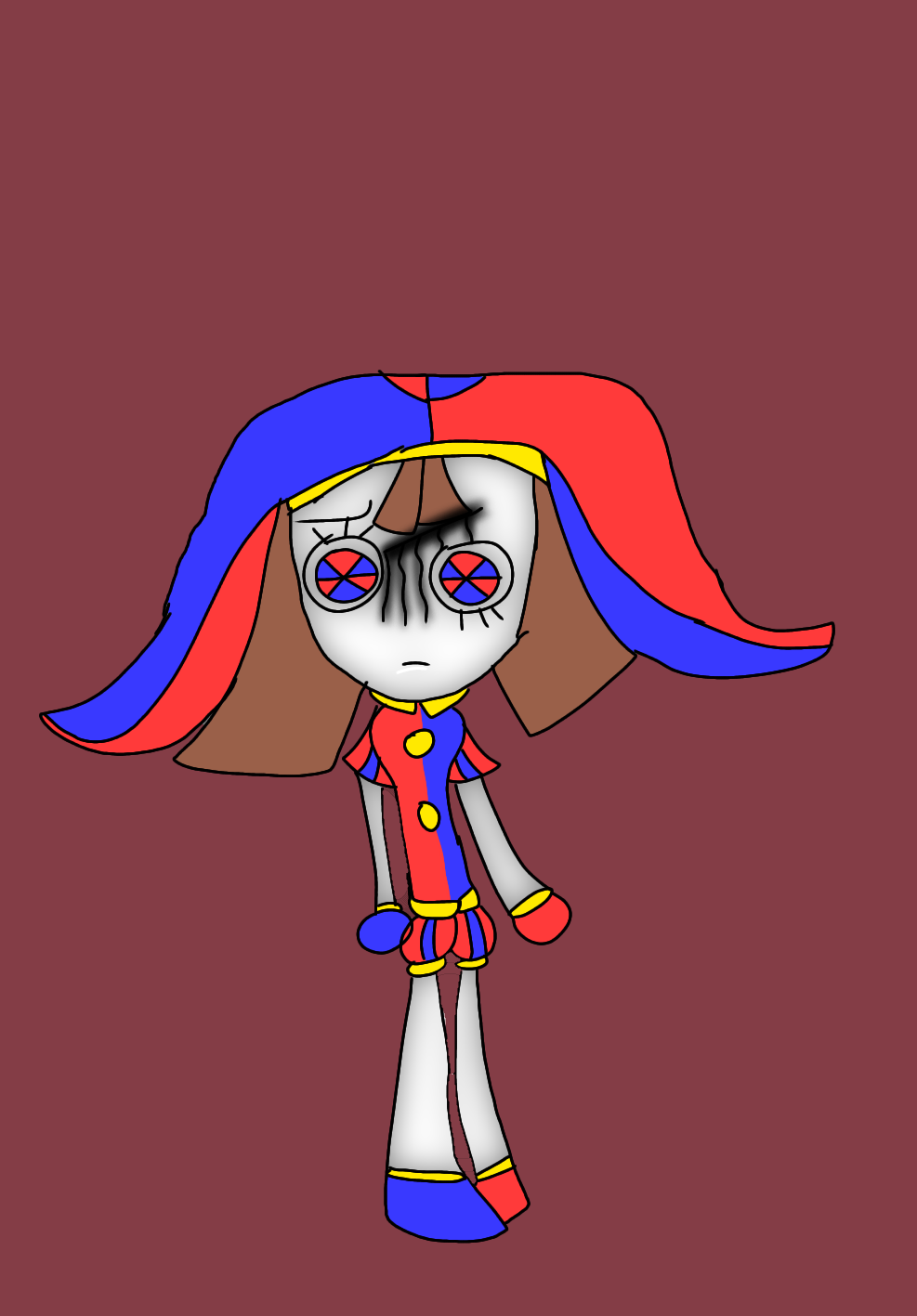 Oh no! Pomni had an accident! (⁠ᗒ⁠ᗩ⁠ᗕ⁠) - ibisPaint