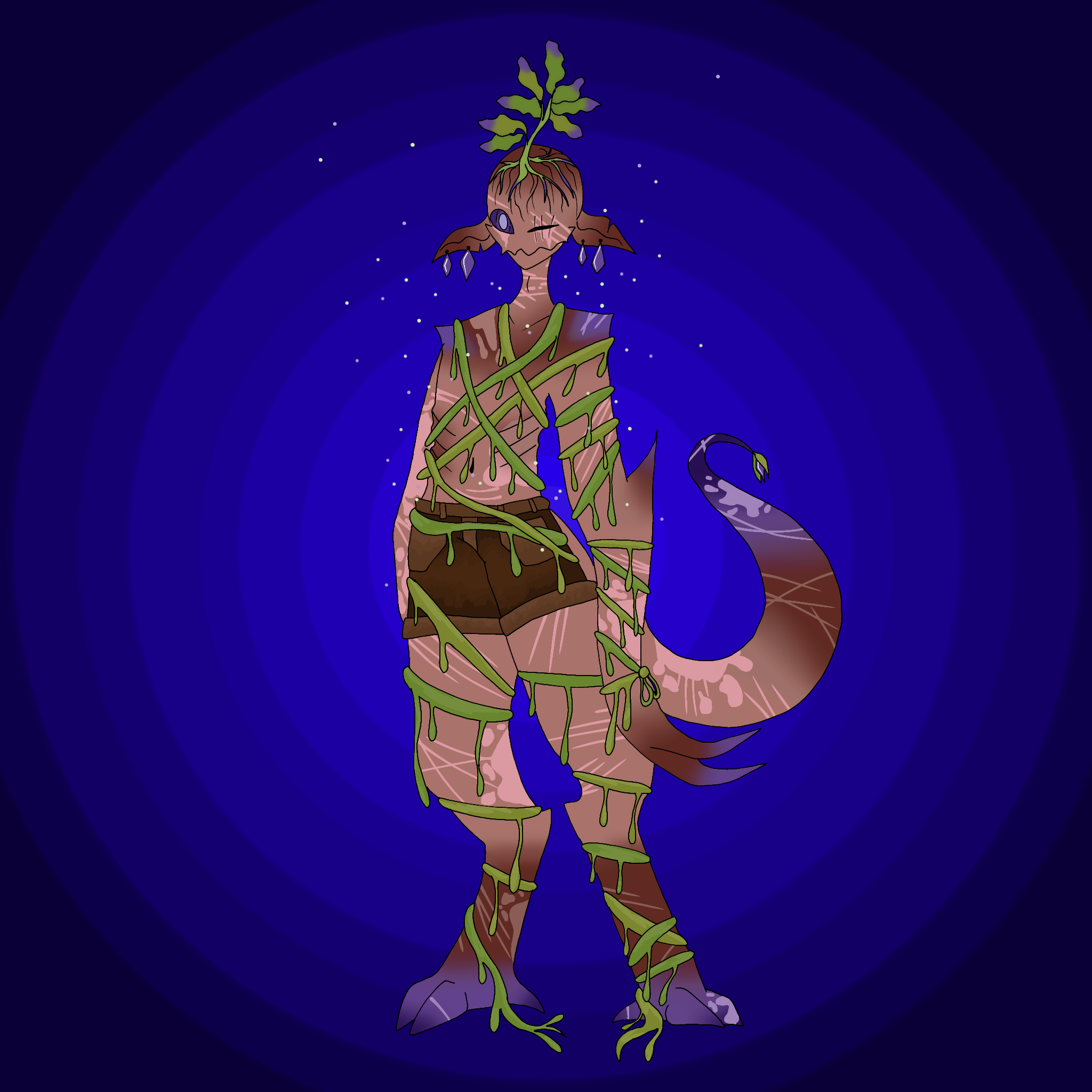 Shinji my overworld enderman oc - ibisPaint