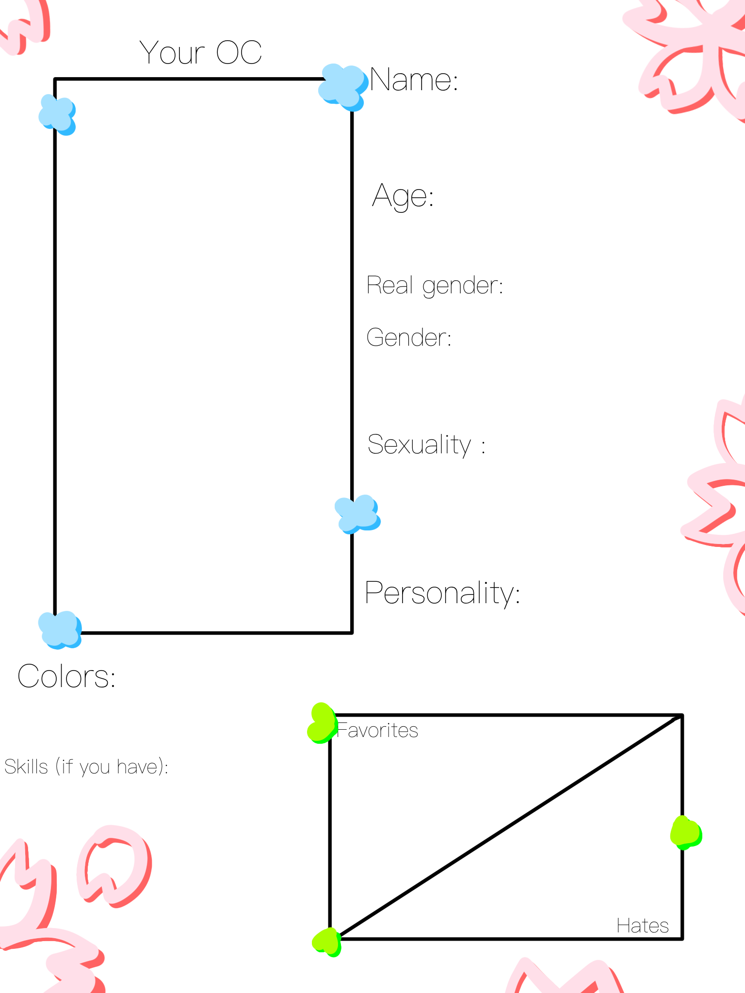 Introduce your OC Template - ibisPaint