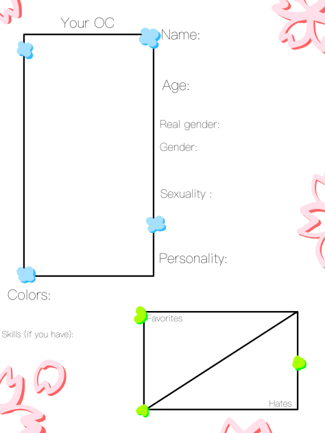 Introduce your OC Template - ibisPaint