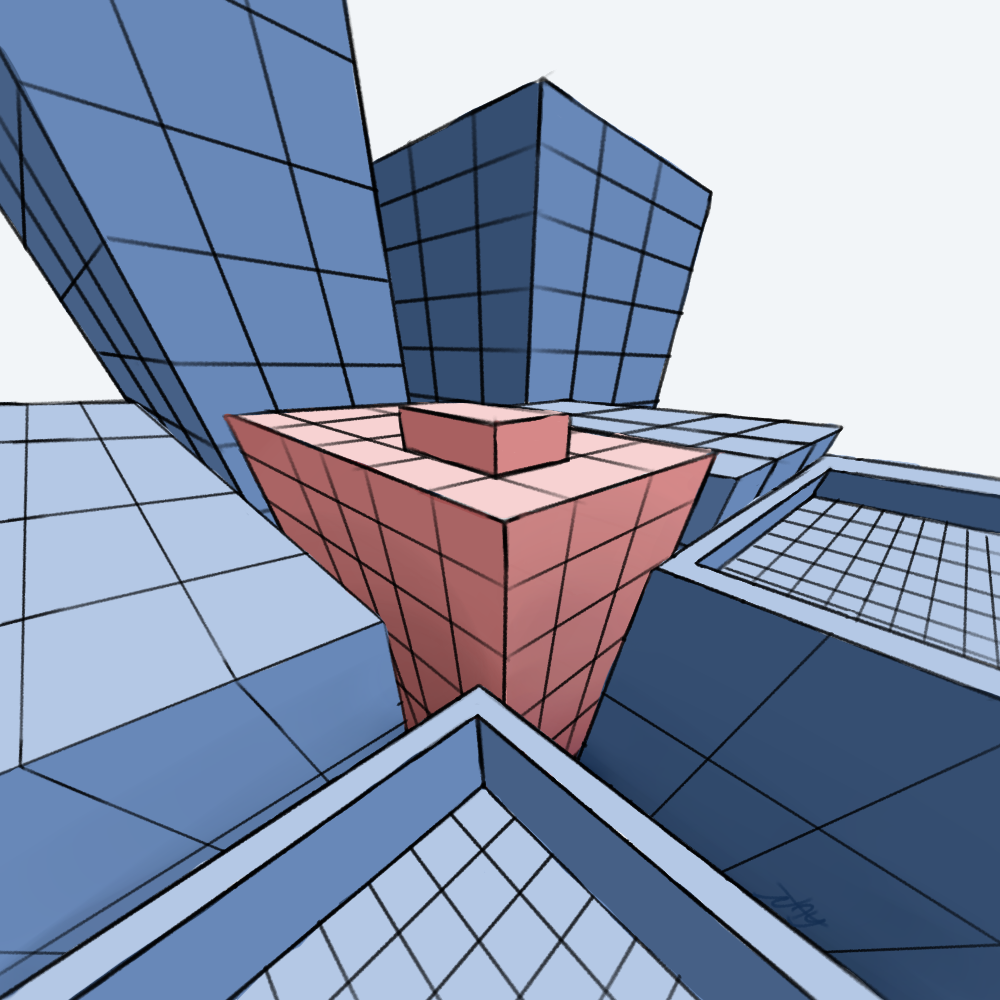 perspective practice - ibisPaint