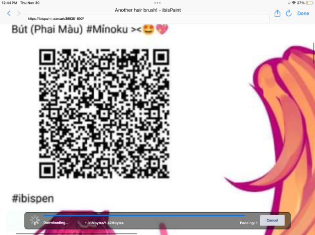 Goofy stolen brush lol - ibisPaint