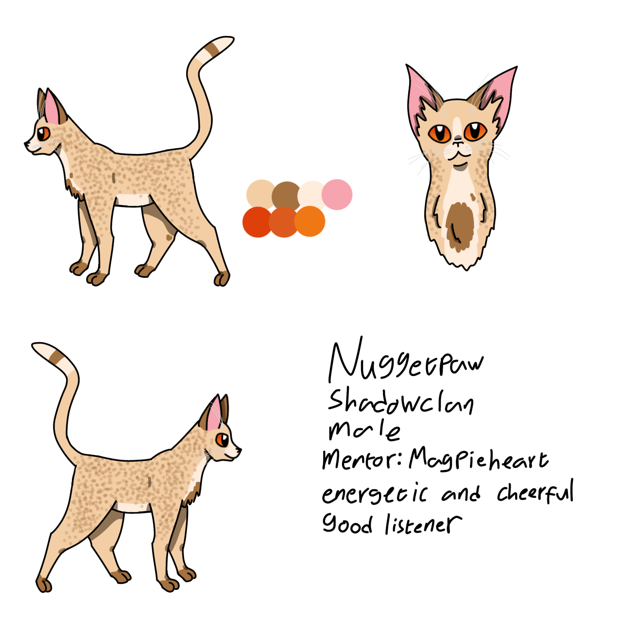 Nuggetpaw refsheet - ibisPaint