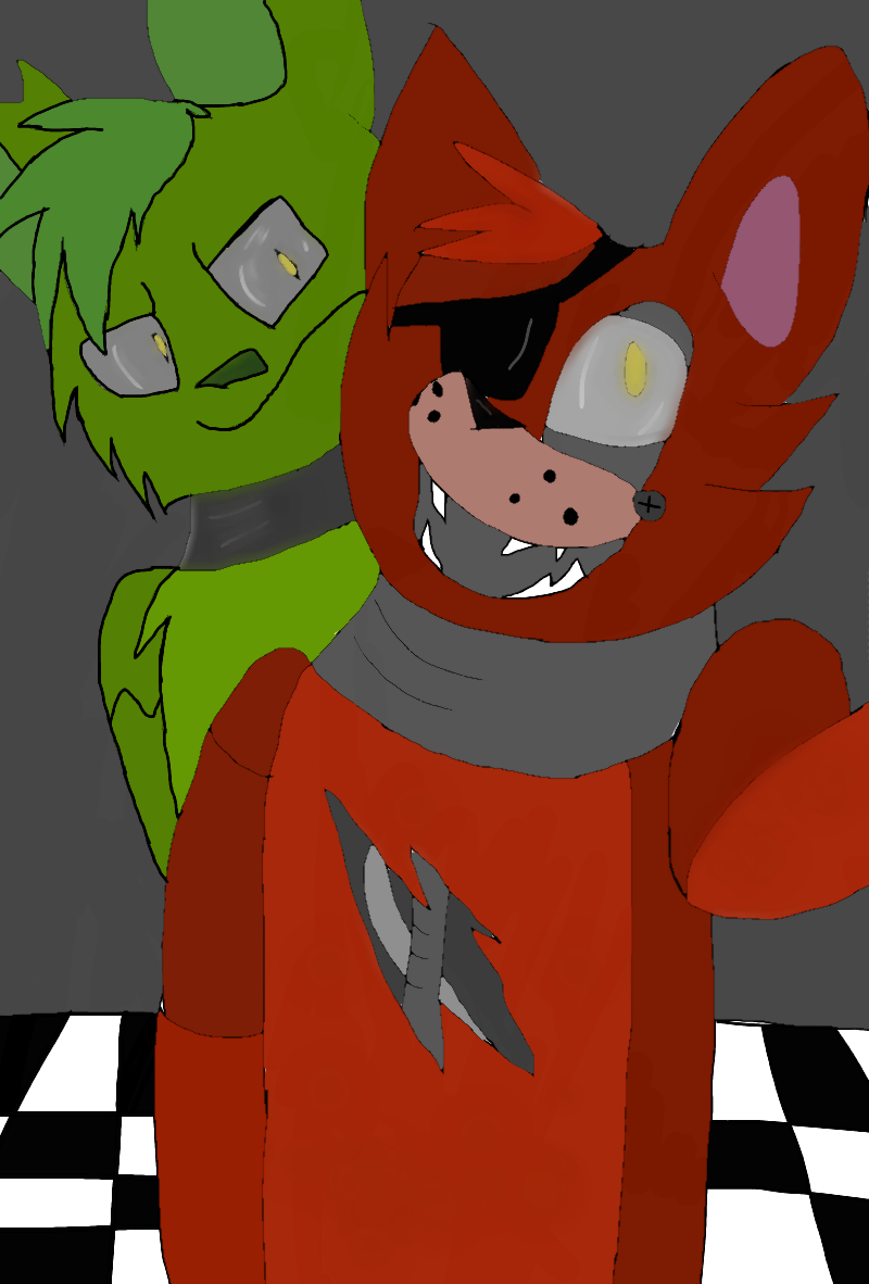 Foxy and Springtrap - ibisPaint