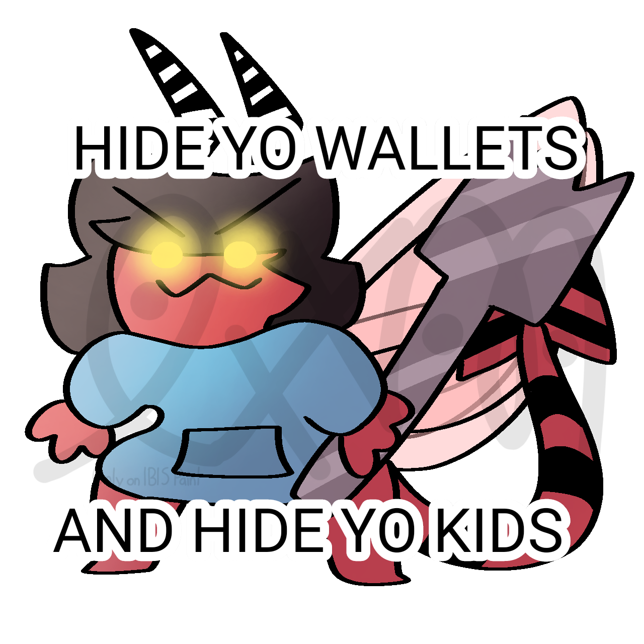 hide yo wallets - ibisPaint