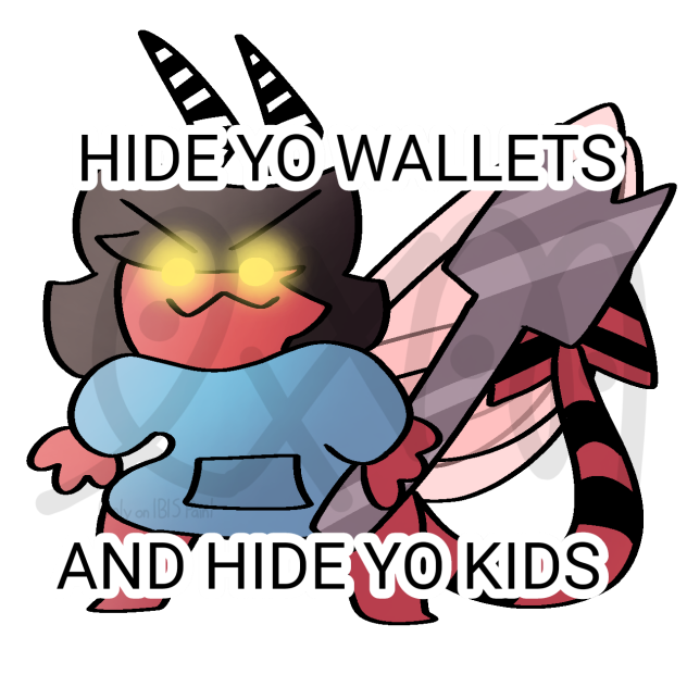 hide yo wallets - ibisPaint